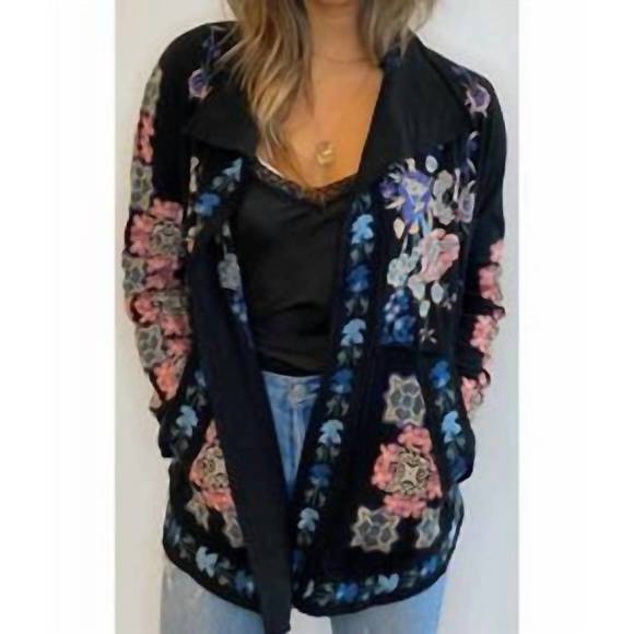 Johnny Was | Jackets & Coats | New Johnny Was Riu Jacket In Black ...